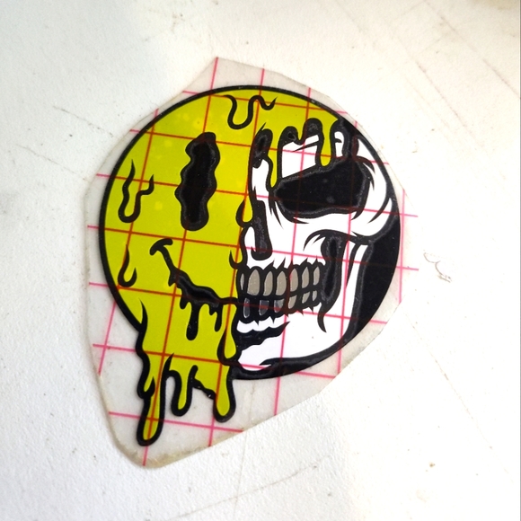 Fresh D's | Wall Decor | Melting Smiley Face Vinyl Decal Sticker | Poshmark